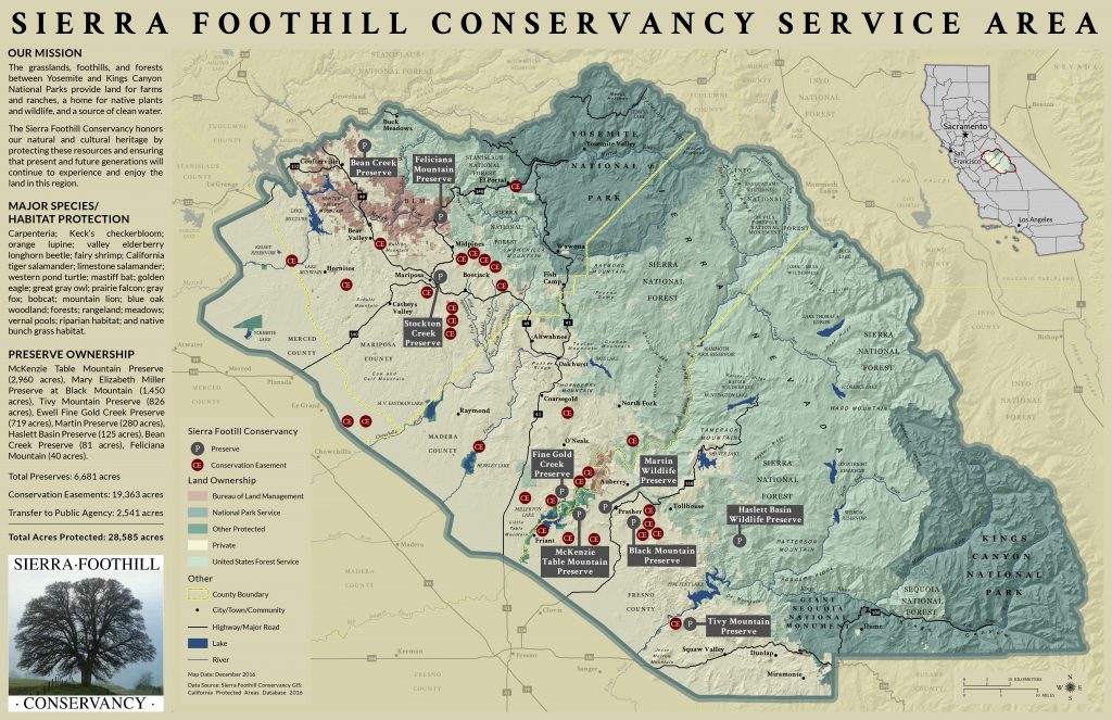 Our Service Region | Sierra Foothill Conservancy